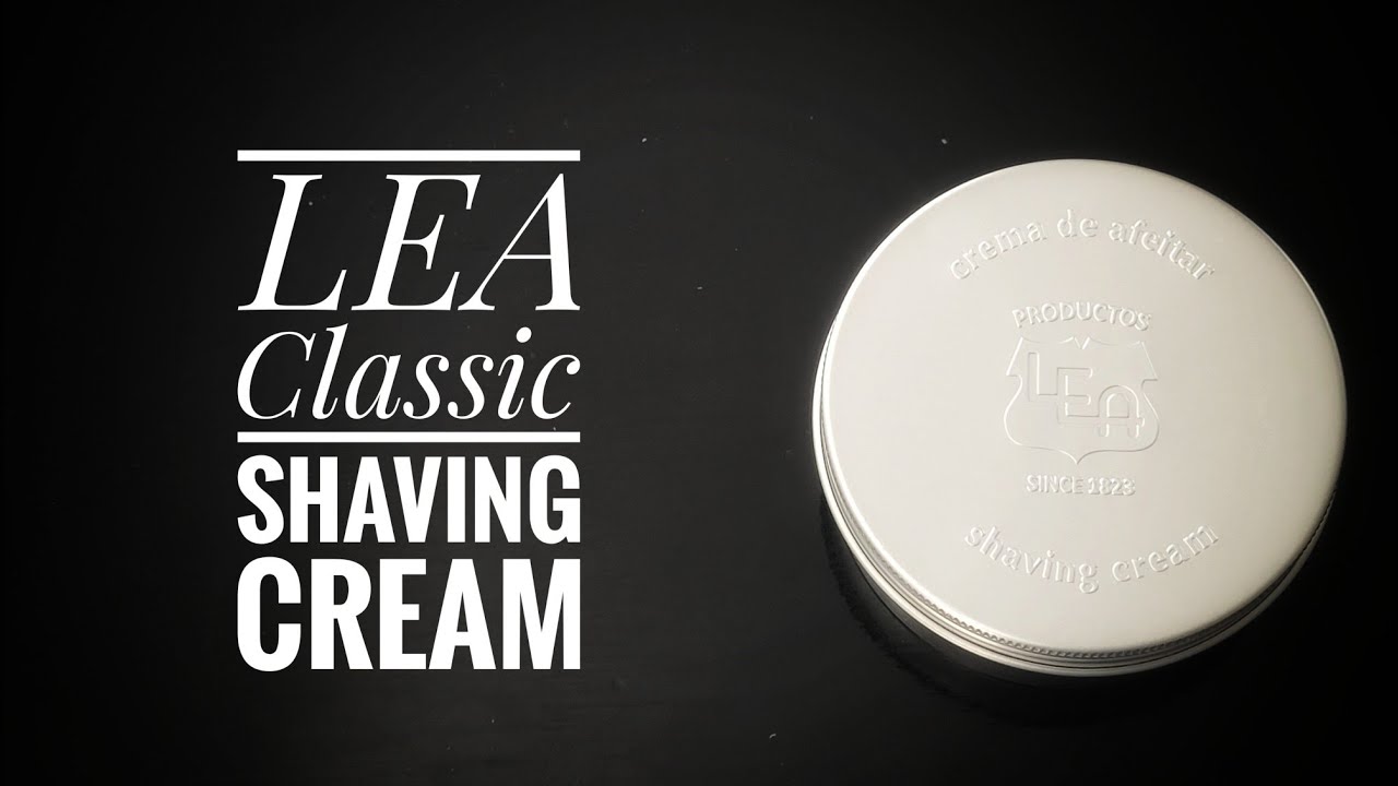 LEA Classic shaving cream : my favorite of all shaving creams. - YouTube