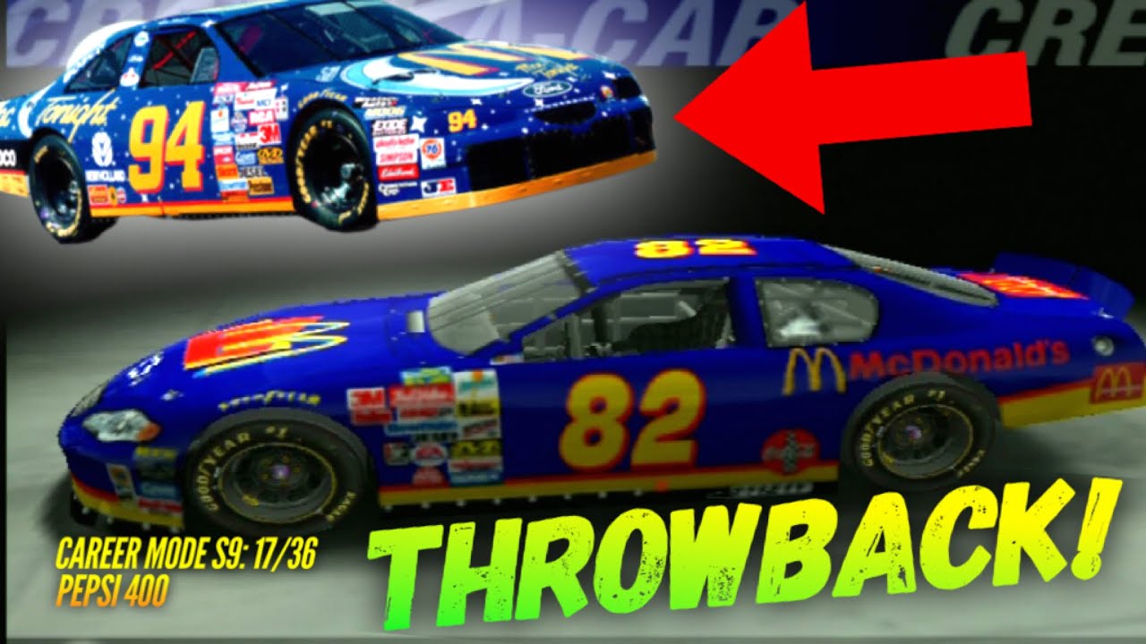 THE LEGENDARY PAINT SCHEME RETURNS! NASCAR THUNDER 2004 CAREER MODE S9 ...