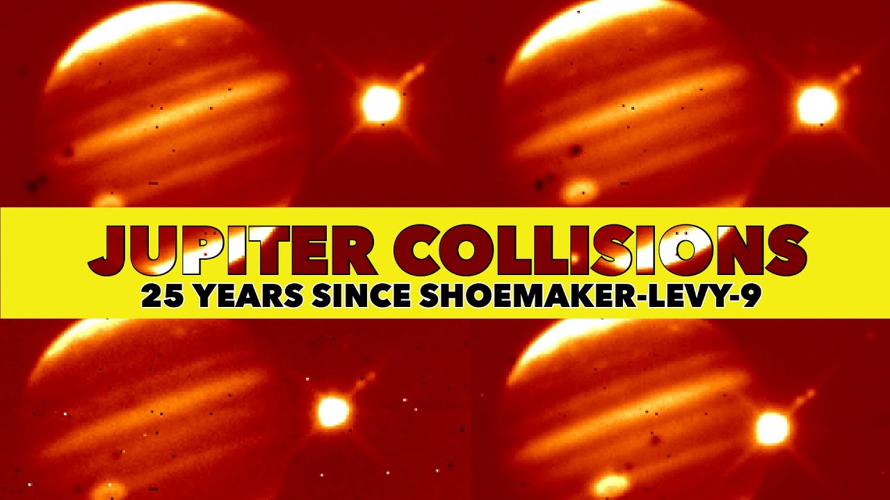 25 Years Since Comets Collide with Jupiter | Shoemaker-Levy 9 - YouTube