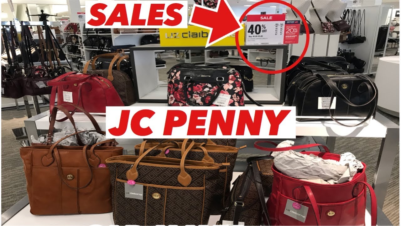 JC PENNY HANDBAGS 40% OFF SUMMER END SALES 2019 | Janice R. - YouTube