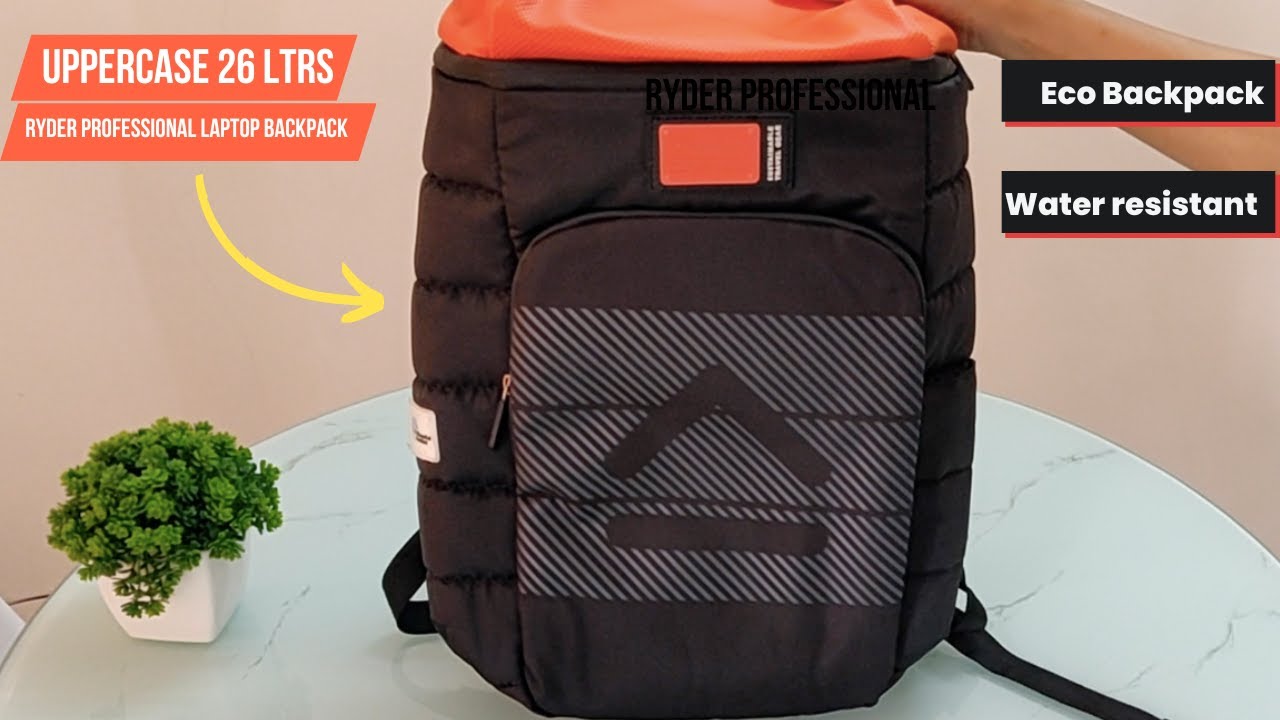 uppercase 26 Ltrs Ryder Professional Laptop Backpack Unboxing ...