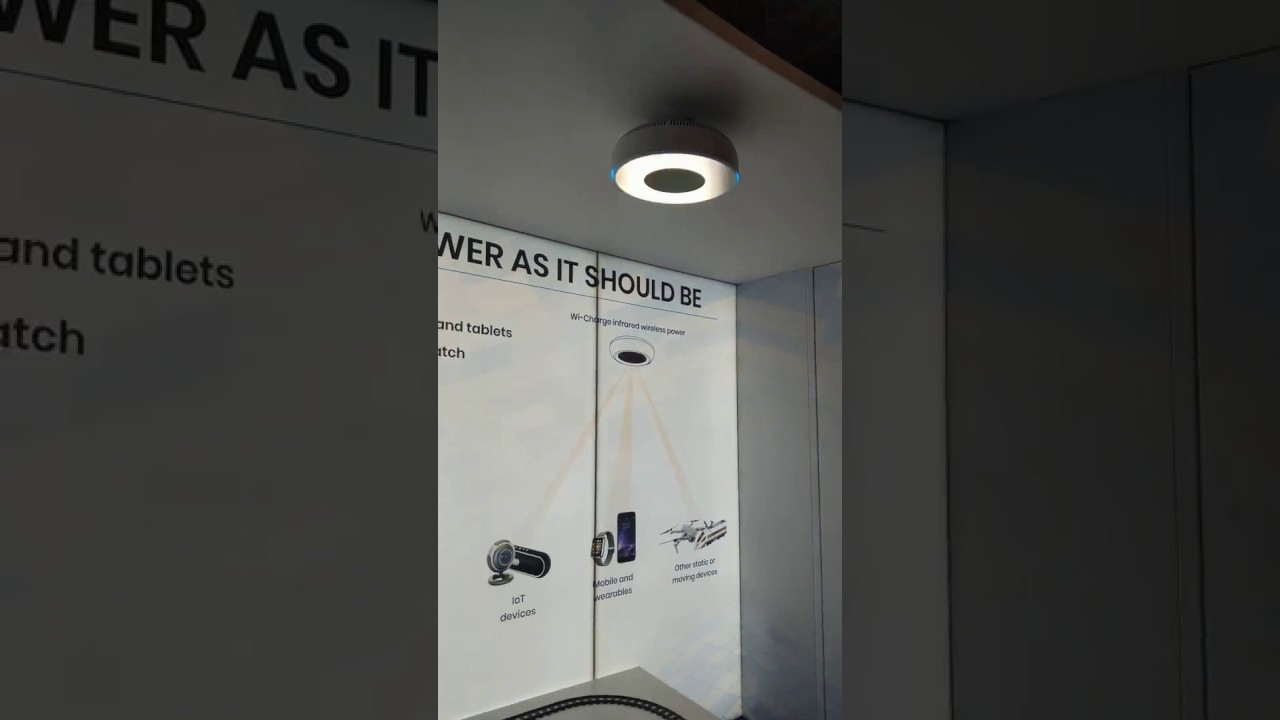 Wi-Charge - LIGHTS - Long Range Wireless Infrared Charging, CES 2018 ...