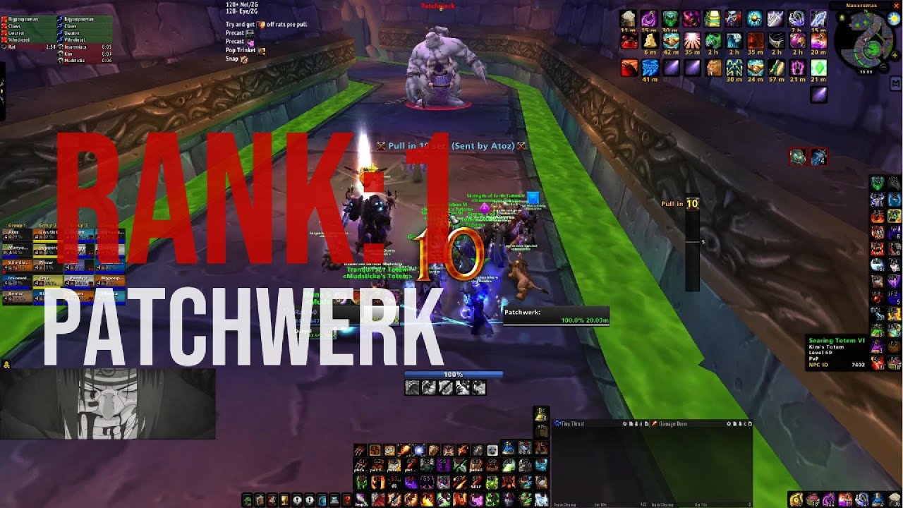 Aff Lock R1 | Patchwerk 20m 4HM (24,973 dps) | Season of Discovery ...