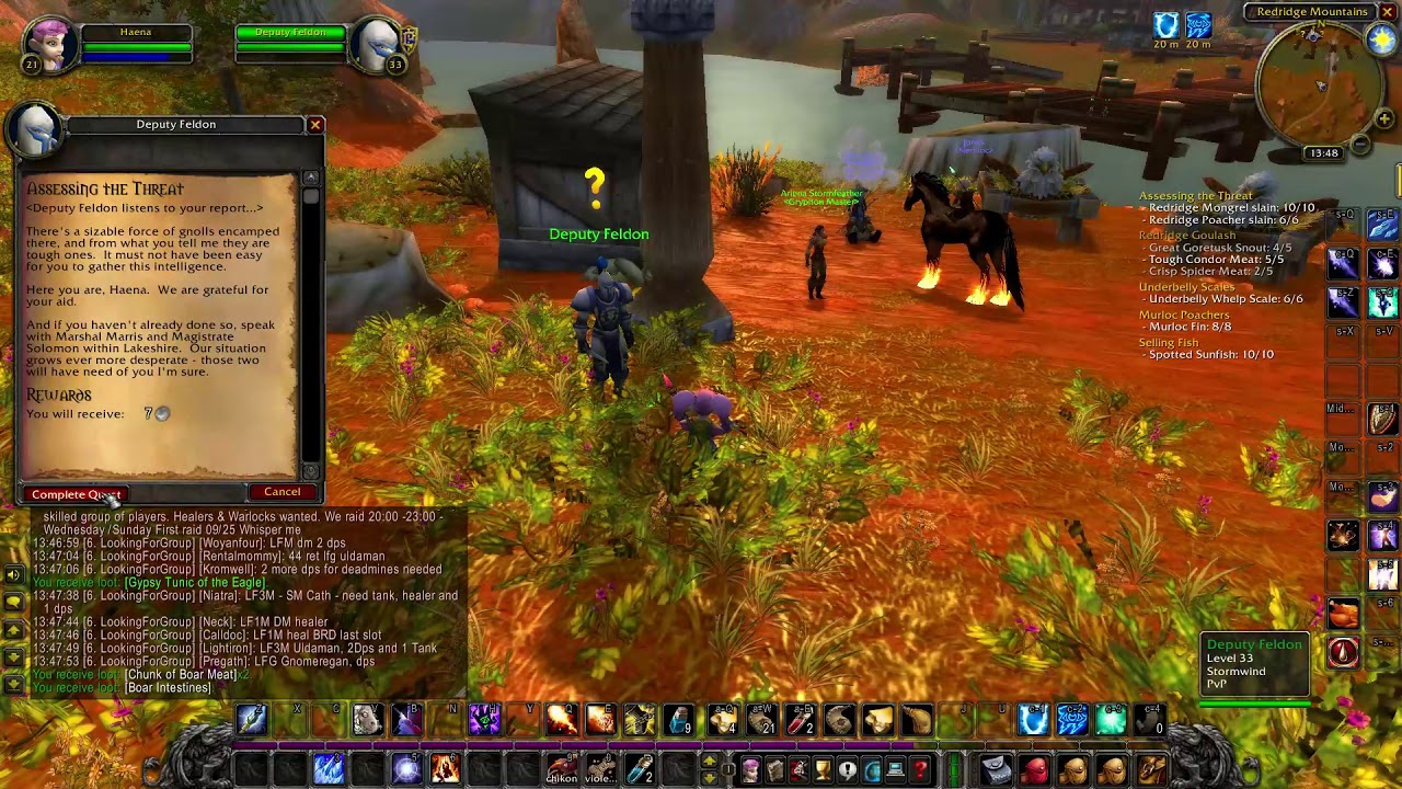 Deputy Feldon npc location - WoW Classic - YouTube