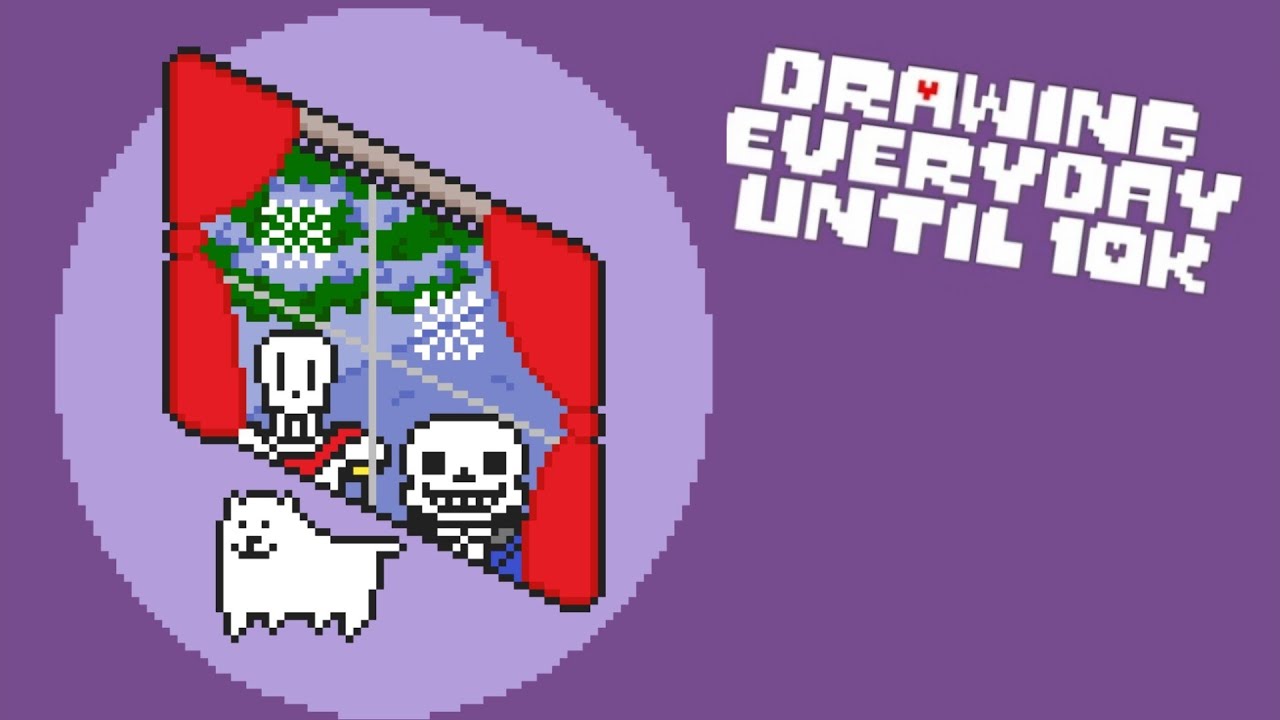 Sans and Papyrus said HI! day 45! - YouTube