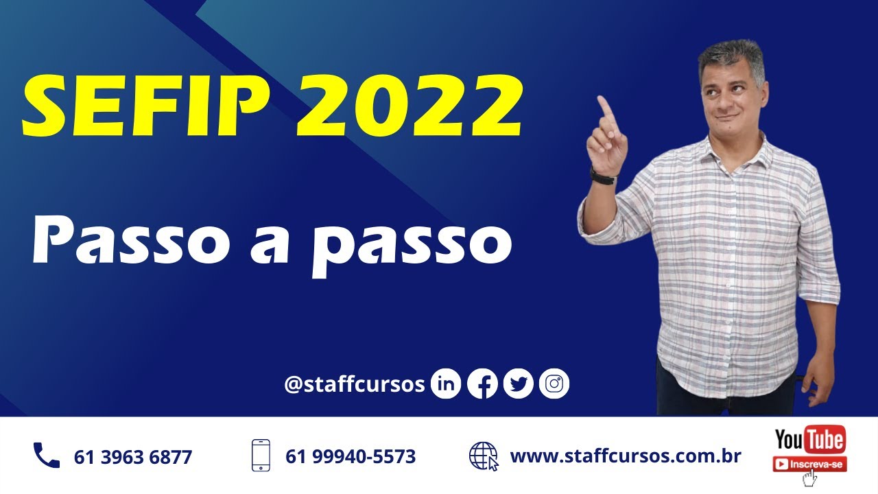 SEFIP 2022 - Passo a Passo - YouTube