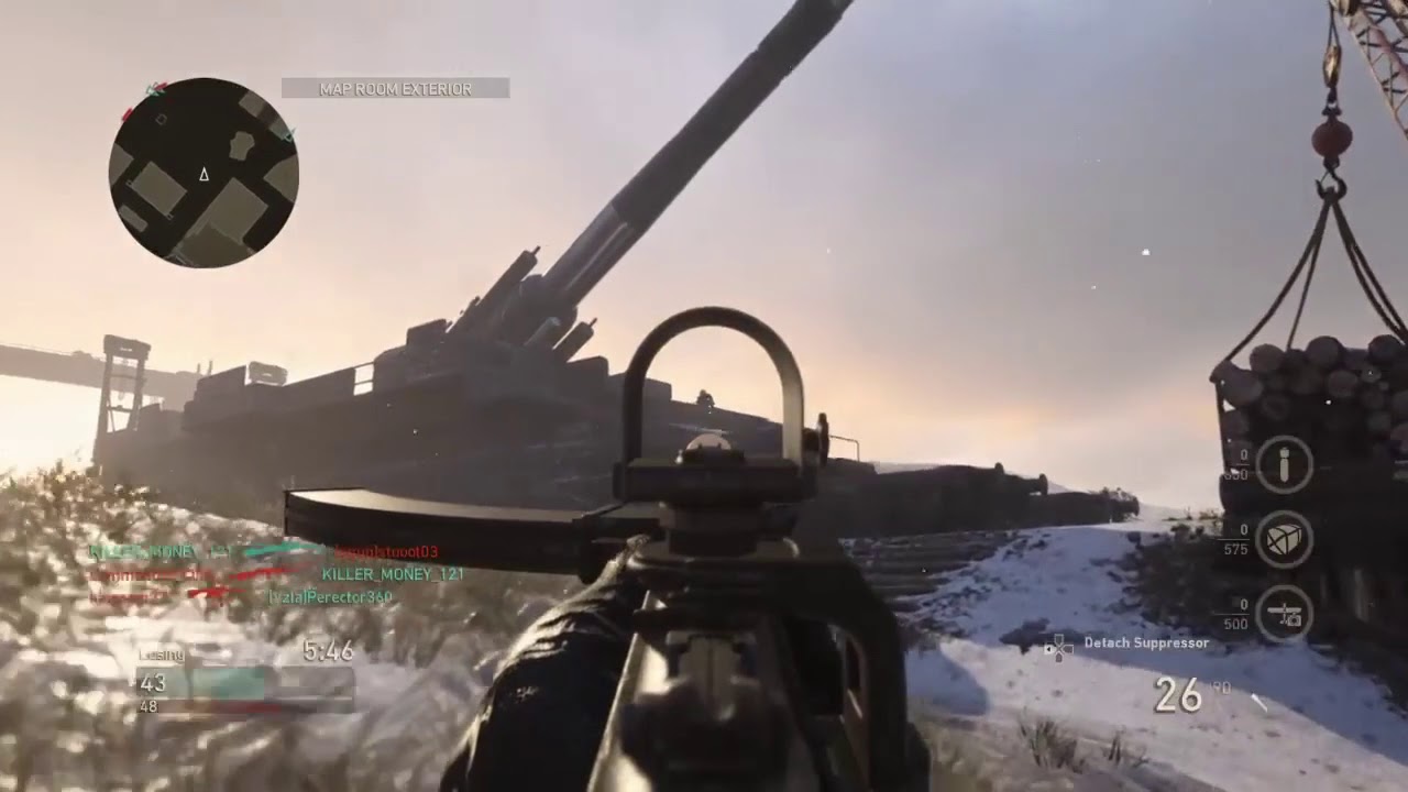 COD WW2 TDM Win Gustav Cannon 20171118 - YouTube