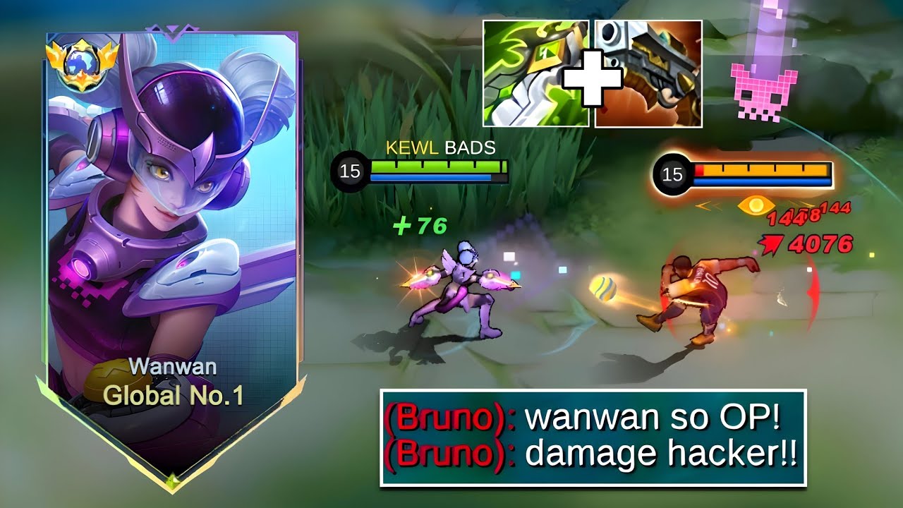 WANWAN BUFFED + HIGH DAMAGE ITEM = 1 SHOT?! - YouTube