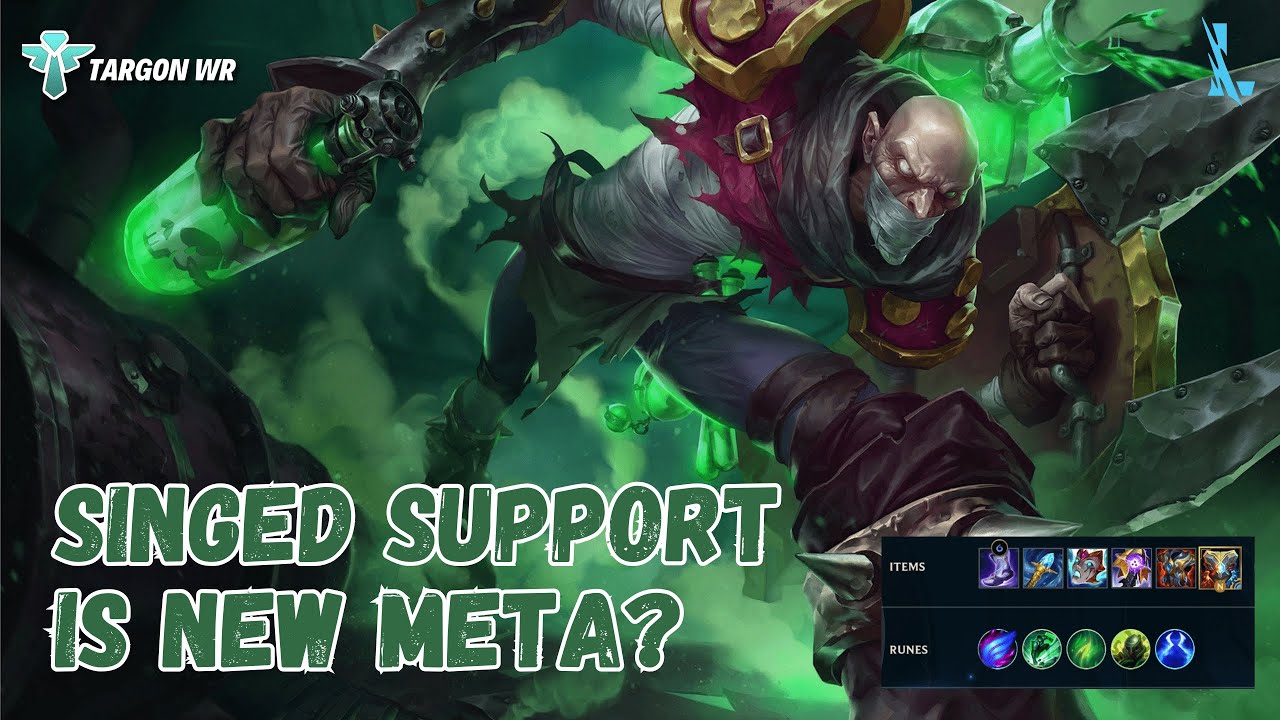 Singed Support - New Meta? | League of Legends: Wild Rift - YouTube