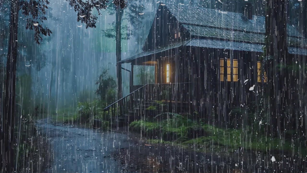 Rain Sounds for Sleeping – Soothing Heavy Rain & Thunder for Relax ...