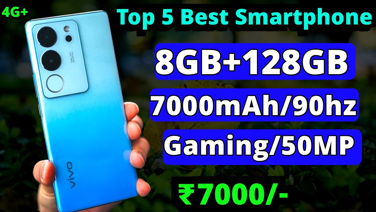 8GB RAM 128GB | Top 5 Best Smartphone Under 7000 in 2023| 7000mAh ...