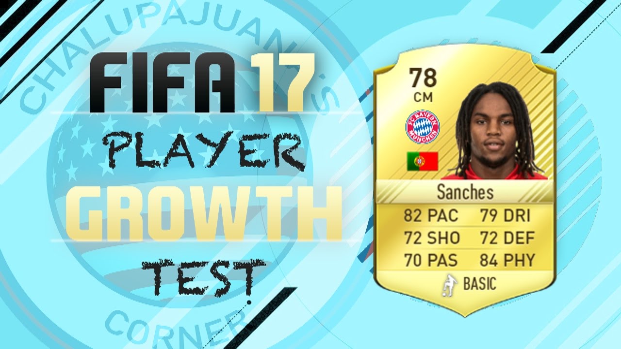 Fifa 17 Renato Sanches Growth Test Gameplay Youtube