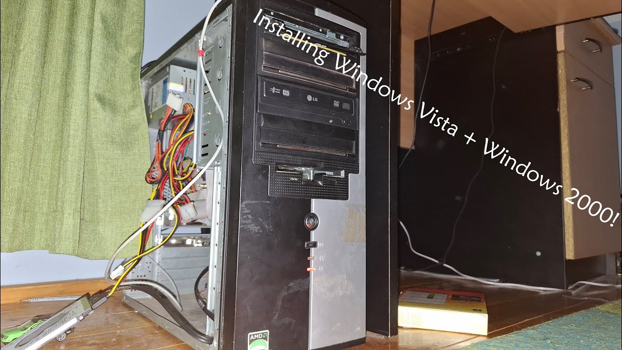 Installing Windows Vista And Exploring Windows 2000 On The 2005 PC! - YouTube