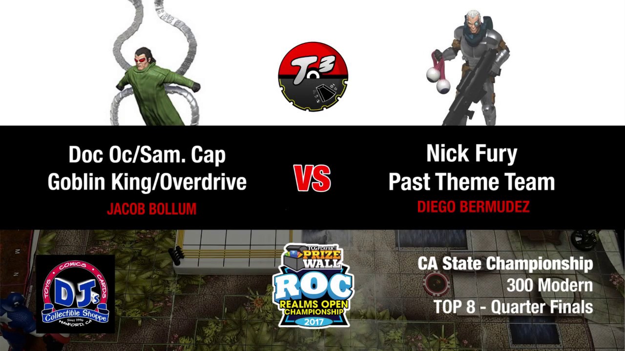 T3 - Doc Oc/Sam Cap/GK vs Nick Fury Past Theme - CA ROC States Top 8 ...