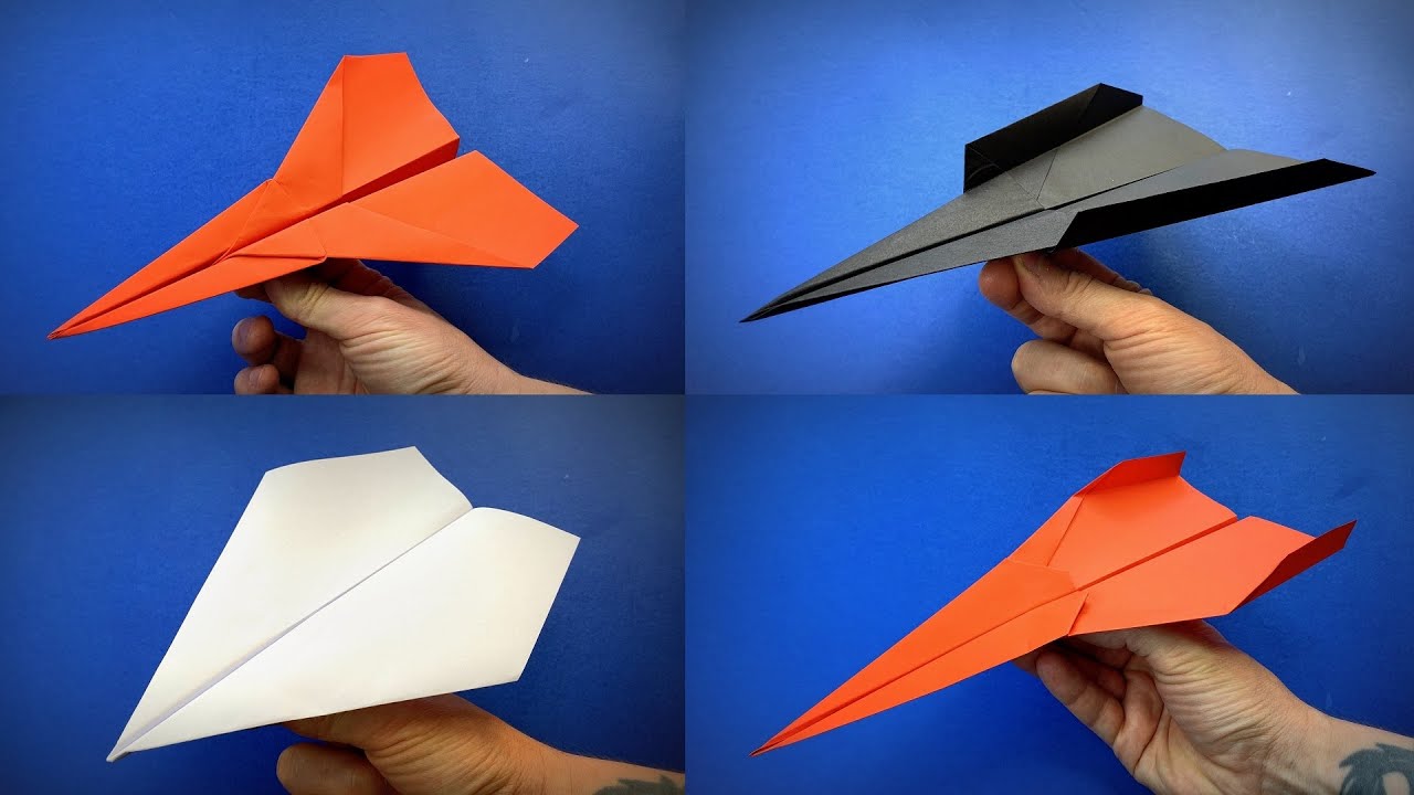 6 Meilleurs Avions en Papier | Comment faire un Avion en Papier qui ...