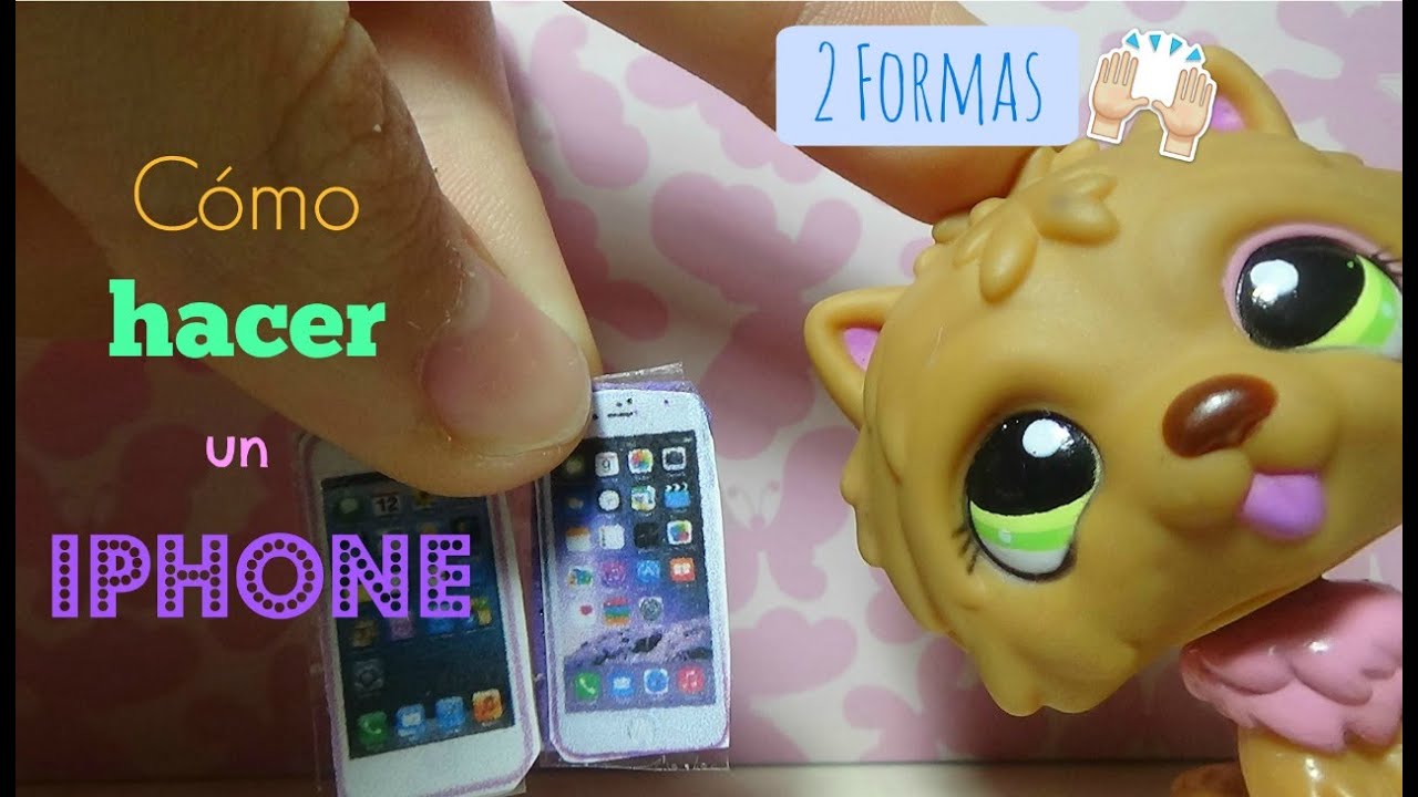 Lps-DIY: iphone de dos maneras♥- lps cartu - YouTube