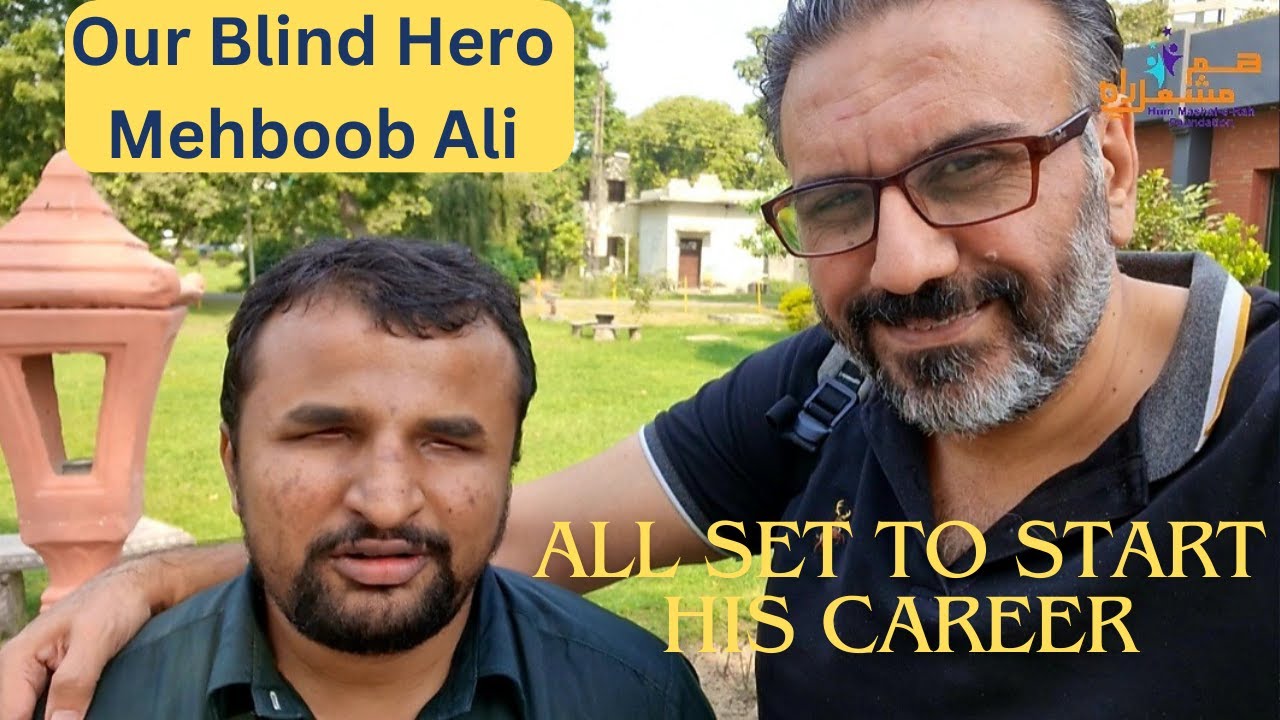 Our blind Hero all set to start his Career after completing course from ...