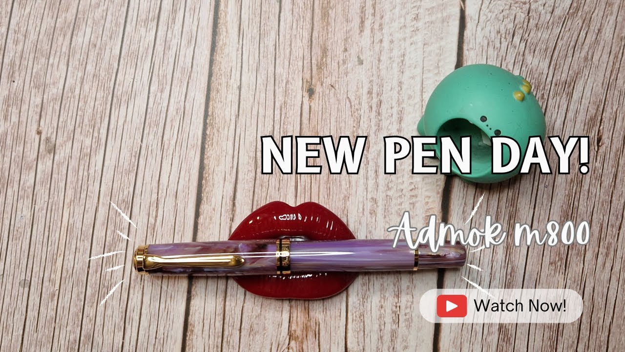 New Pen Day - Admok M800 - YouTube
