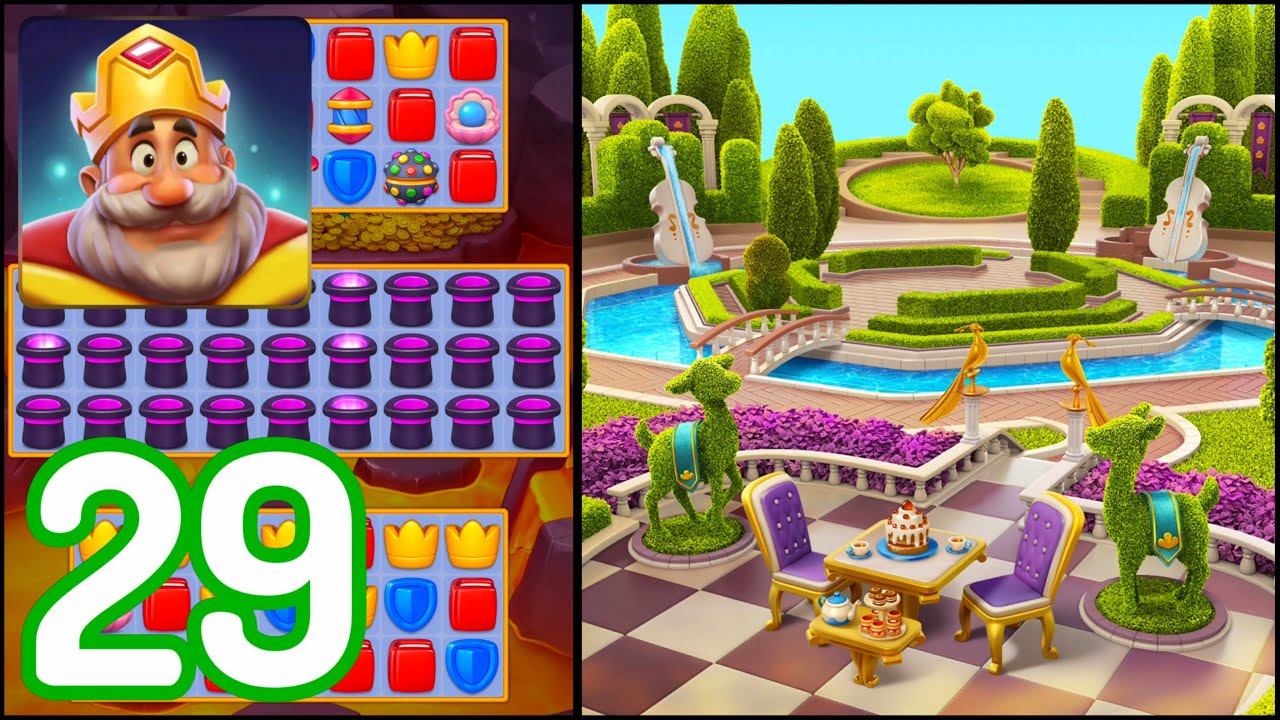 Royal Match-(Gameplay 29)-Niveles Del 281 Al 291 - YouTube