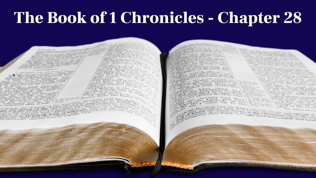 The Bible - The Book of 1 Chronicles Chapter 28 - YouTube