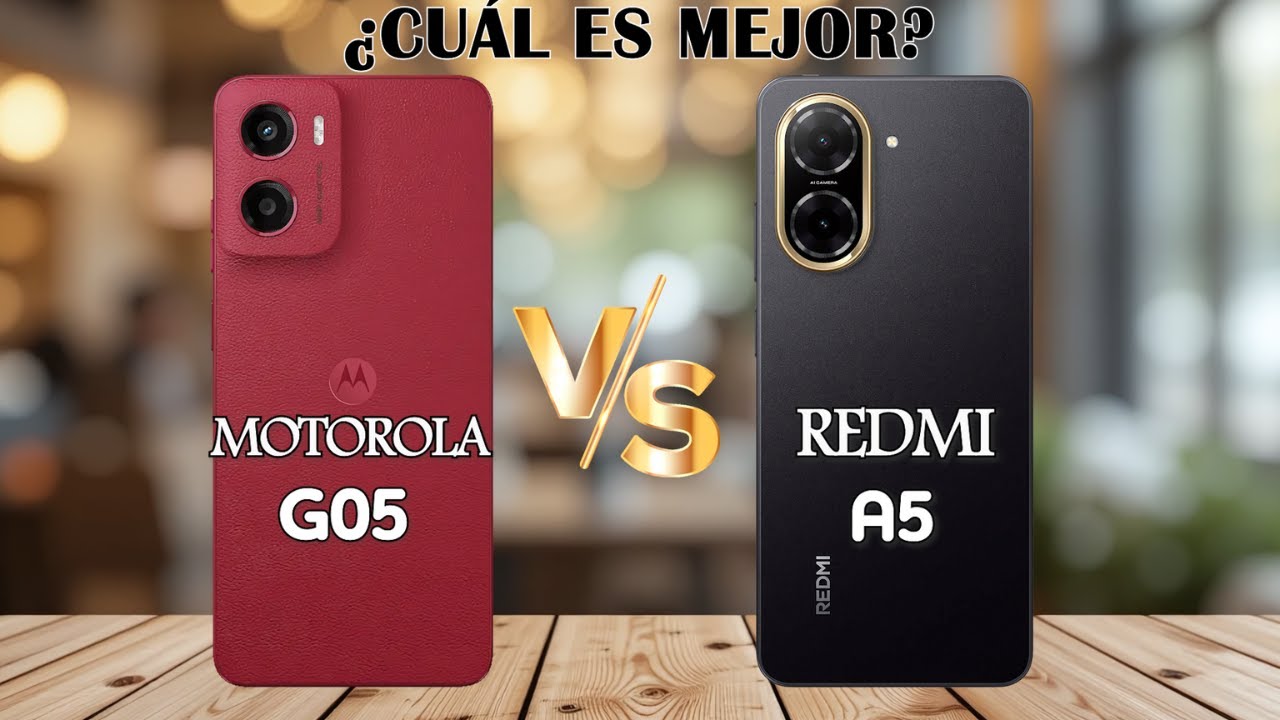 Motorola Moto G05 Vs Xiaomi Redmi A5 - YouTube
