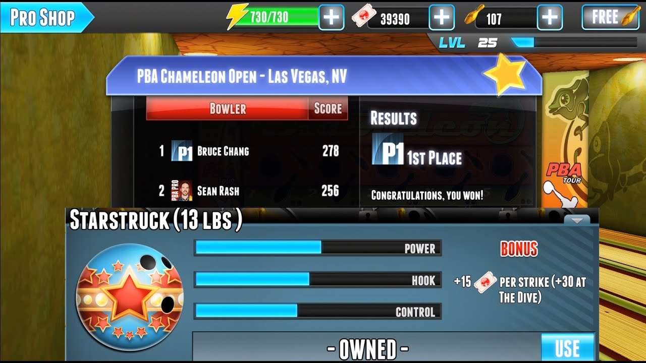 [PBA Bowling Challenge][PBA Chameleon Open-Las Vegas, NV][1ST Place ...