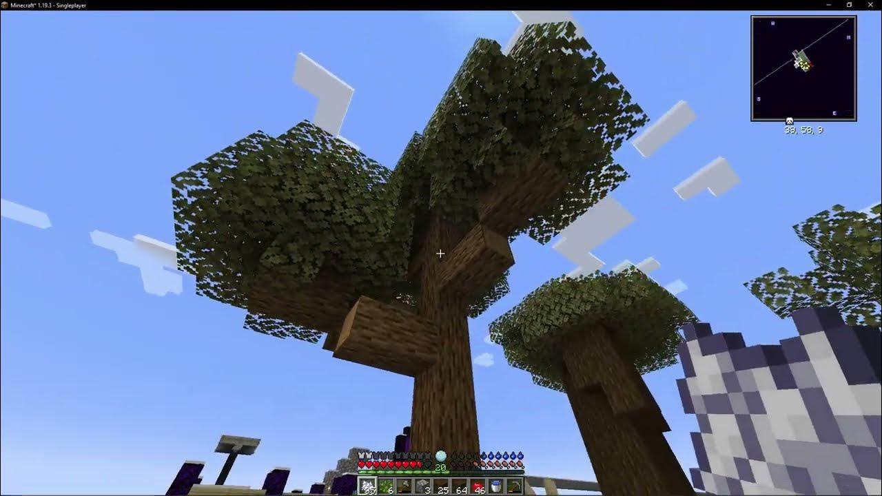 Minecraft Quick Tip #1 - Growing Giant Oak Trees - YouTube