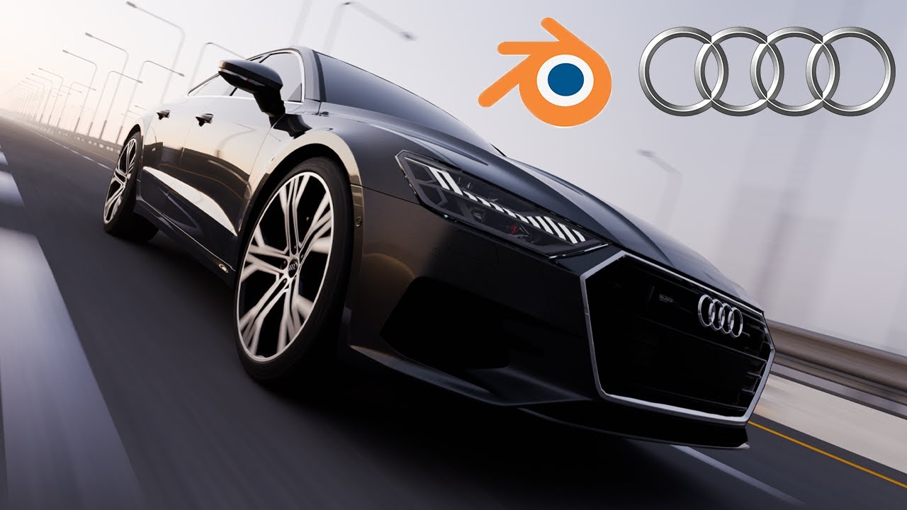 Audi A7 Cinematic Chase - 3D Animation Blender - YouTube