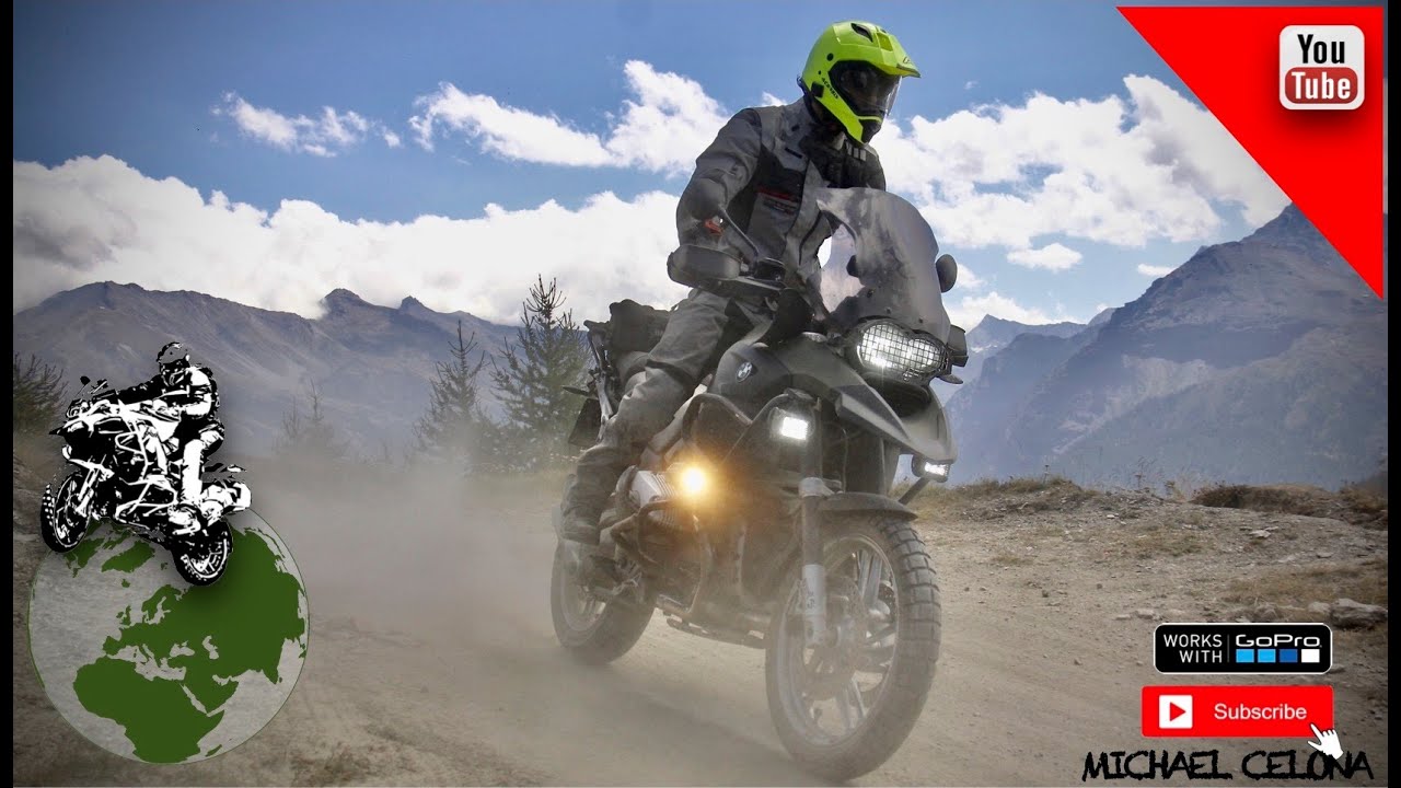 COLLE DEL SOMMEILLER 3000msl in moto - YouTube