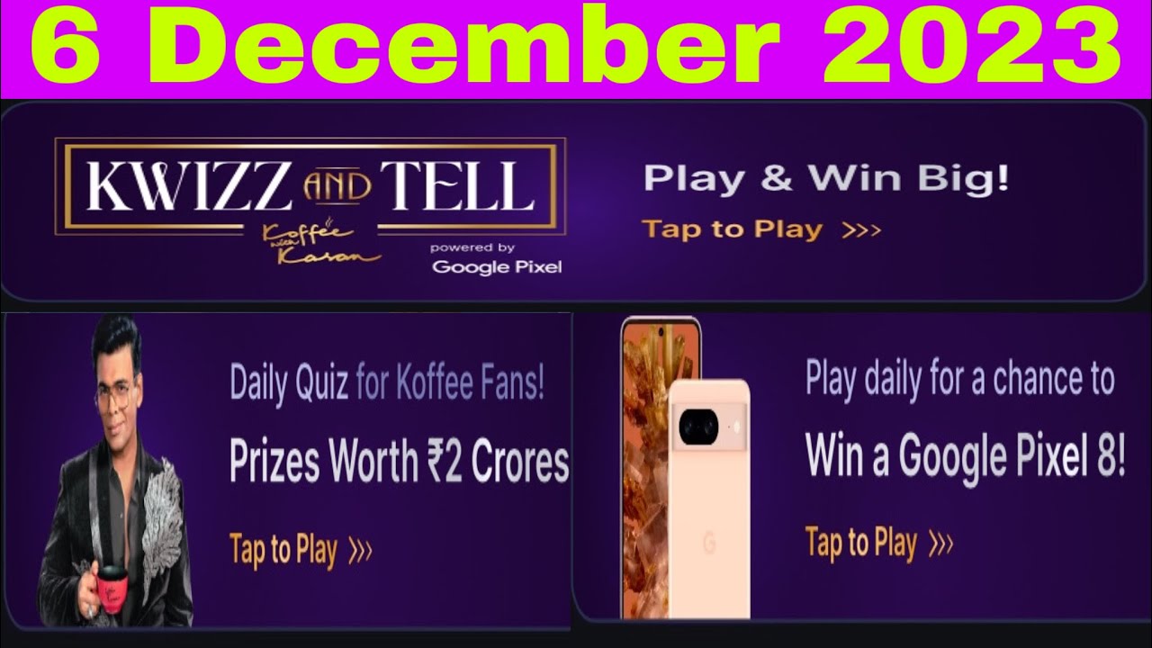 Hotstar Kwizz And Tell Quiz Answer Today | Hotstar Quiz Answer Today ...