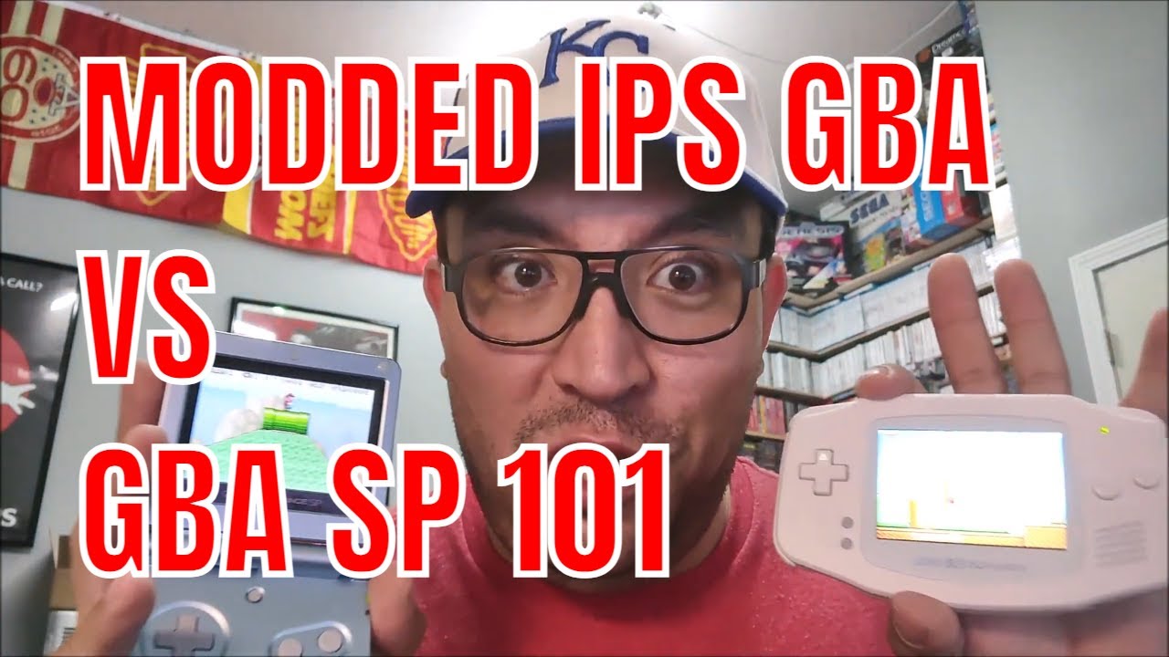 Modified IPS Gameboy Advance VS GBA SP 101 - First Impressions and ...
