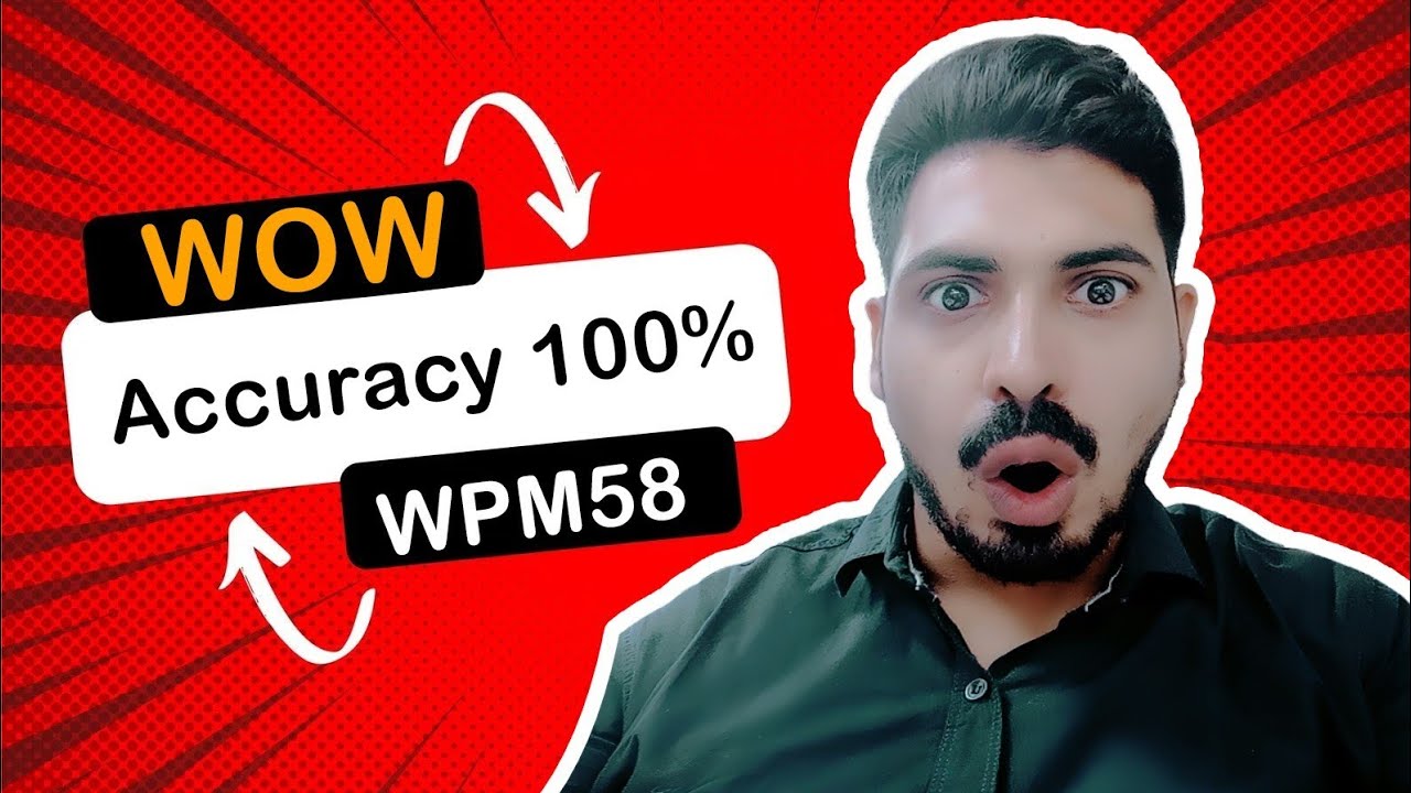 English Full Speed typing How I learned to increase||58 WPM|| - YouTube