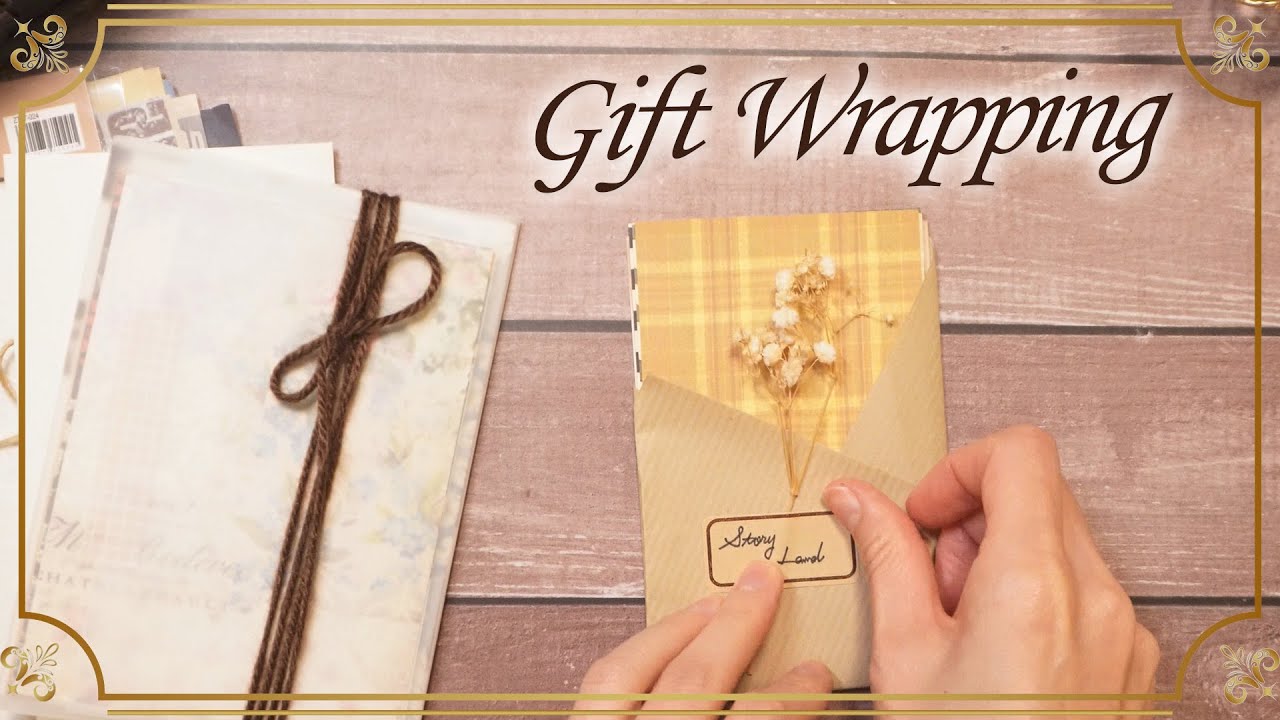 ASMR l 다꾸템 여러 방법으로 포장하기_ 종이소리 가득 l Gift Wrapping l Paper Sound! l Gift ...