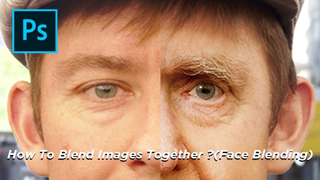How To Blend Images Together. (Face Blending) İn Photoshop. - YouTube