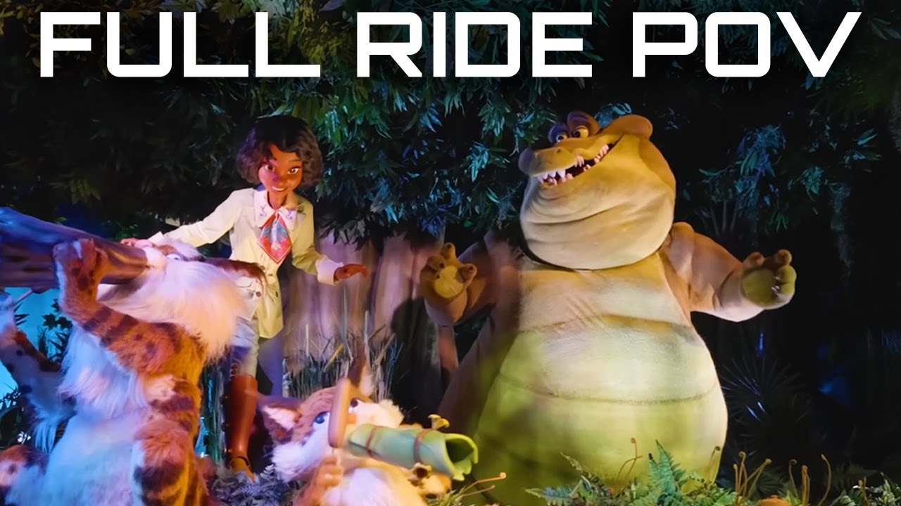 Tiana Ride | Tiana's Bayou Adventure Full Ride Through 4K | Magic ...