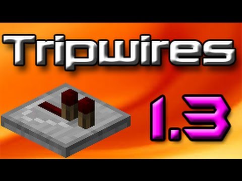 Minecraft: How to use tripwires! [1.3.2 Tutorial] - YouTube