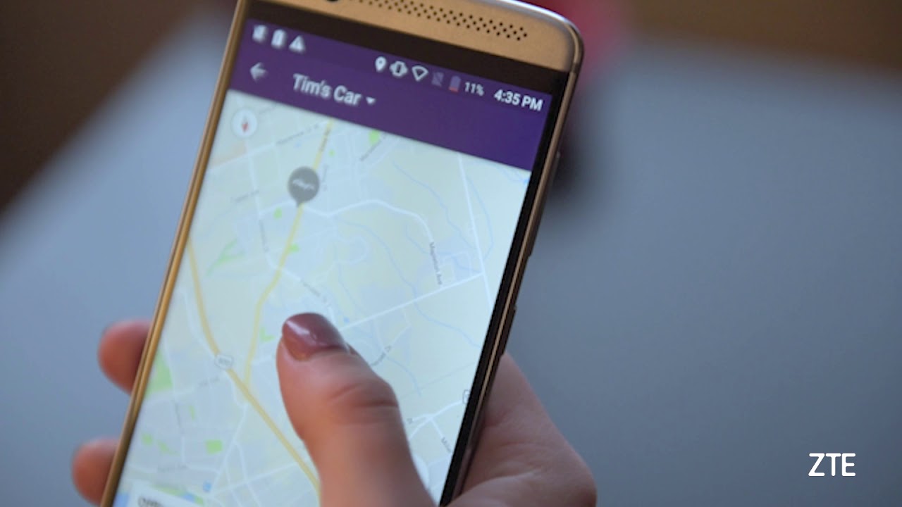 ZTE - Connected Car - Family Tracking - YouTube