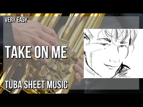 SUPER EASY Tuba Sheet Music: How to play Take On Me by a ha - YouTube