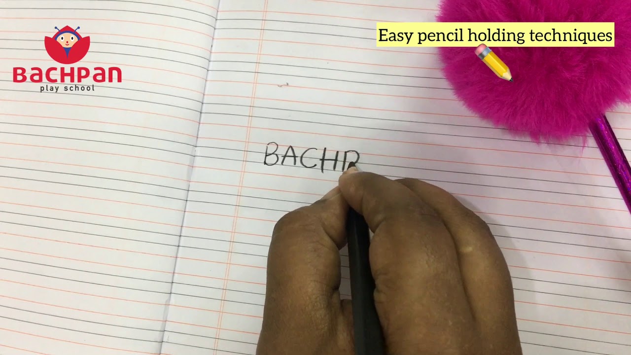 Grip that pencil- easy pencil holding techniques - YouTube
