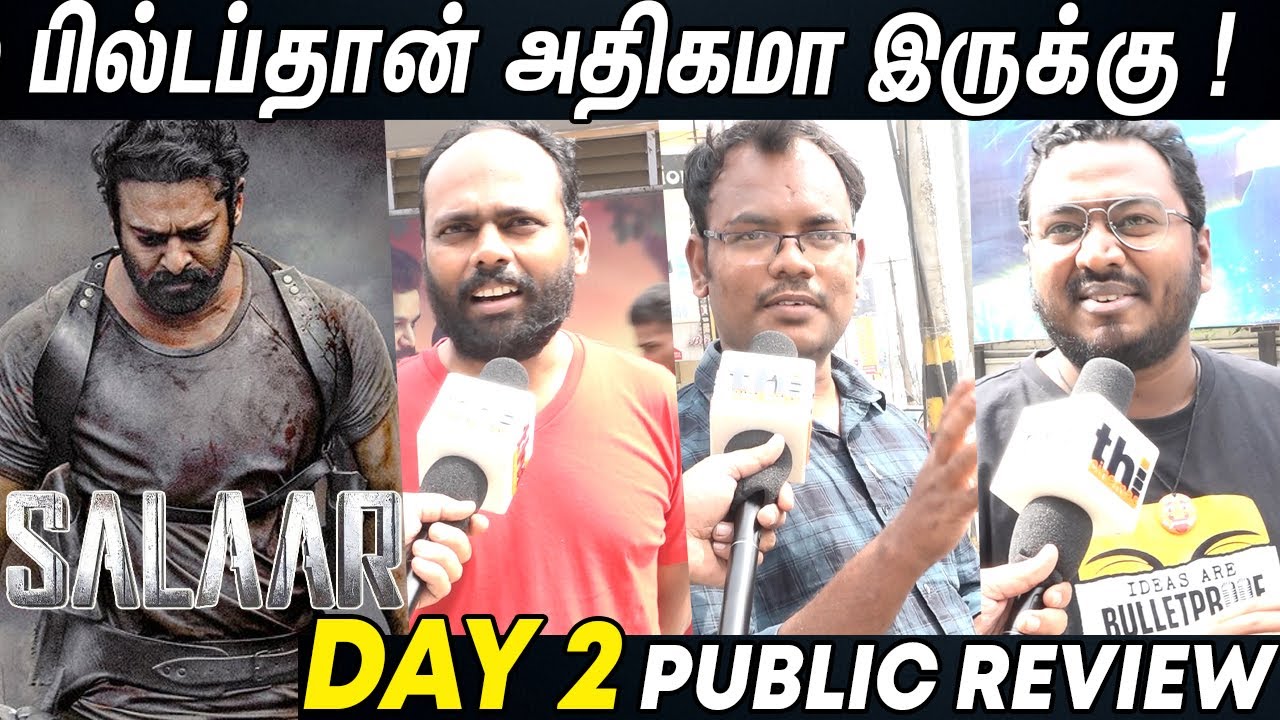Salaar Day 2 Public Review | Salaar Movie Review | Prabhas - YouTube