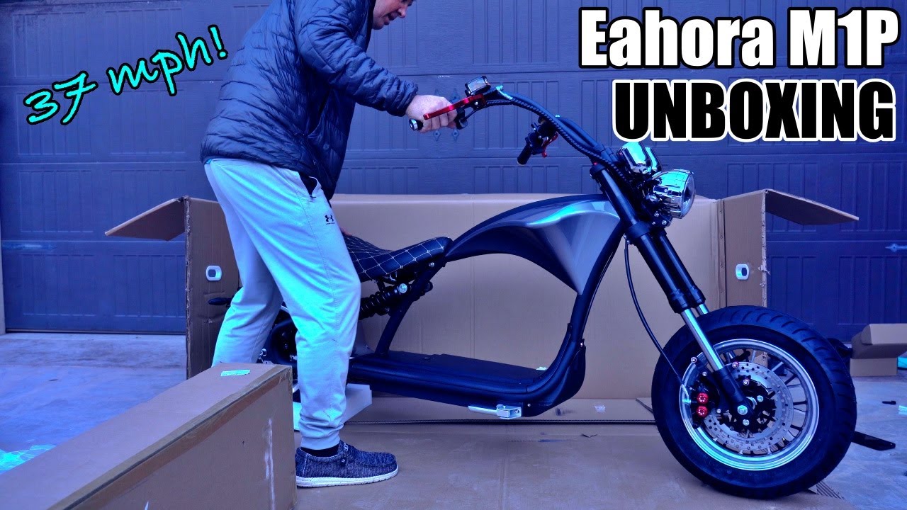 Eahora M1P Electric Scooter UNBOXING - YouTube