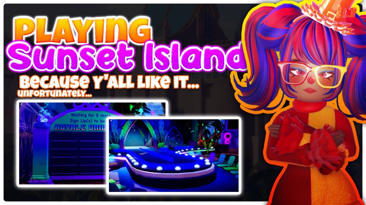 Playing *SUNSET ISLAND* because y'all like to watch me suffer ...