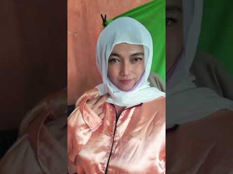LIVE HIJAB CANTIK PALE BAJU DINAS SATIN