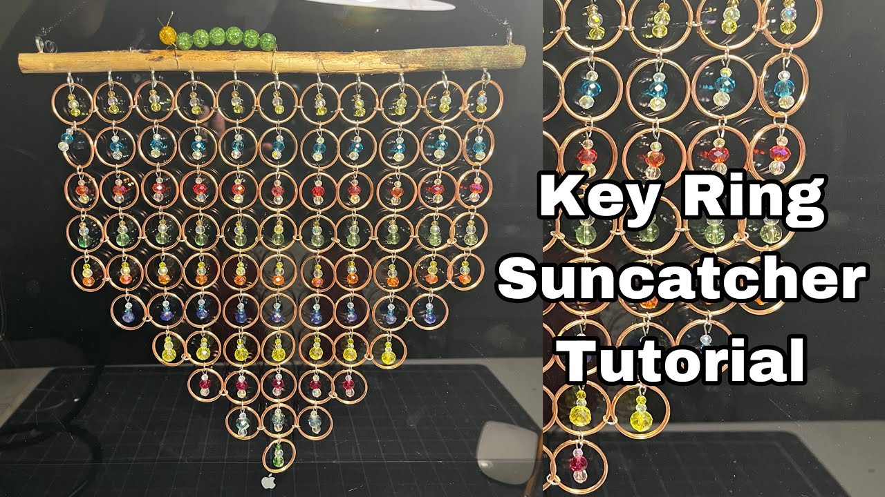 Key Ring Suncatcher Tutorial - YouTube