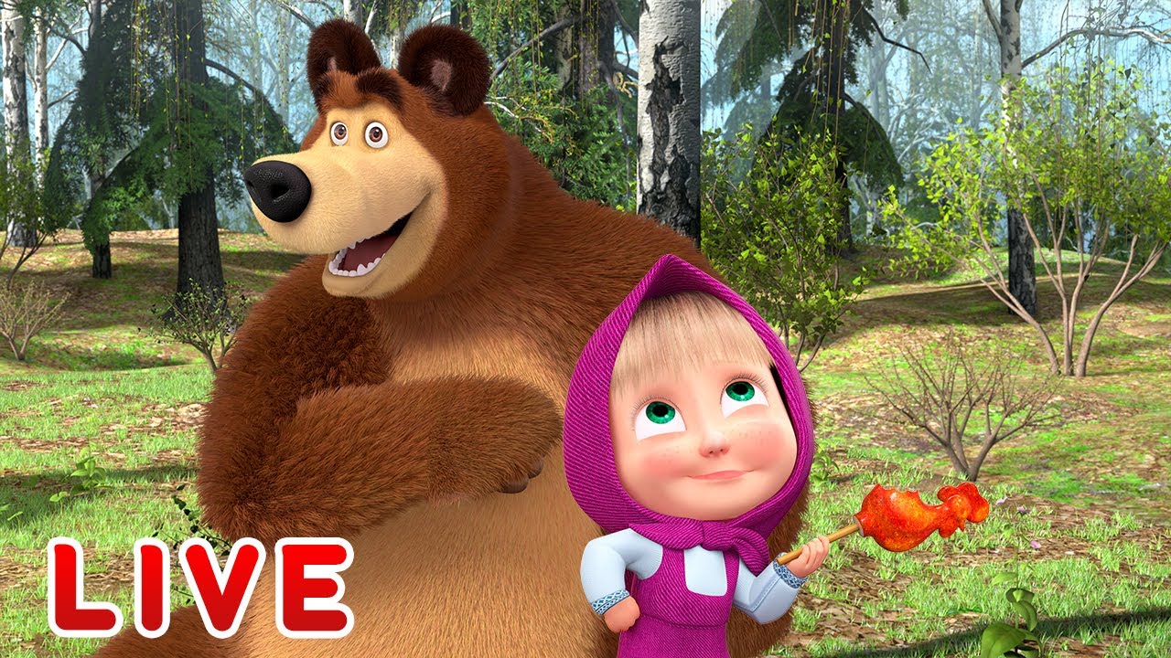 🔴 LIVE! 😉 TaDaBoom English 💿🎵 KARAOKE WITH MASHA 🎤🎸 Masha and the Bear ...