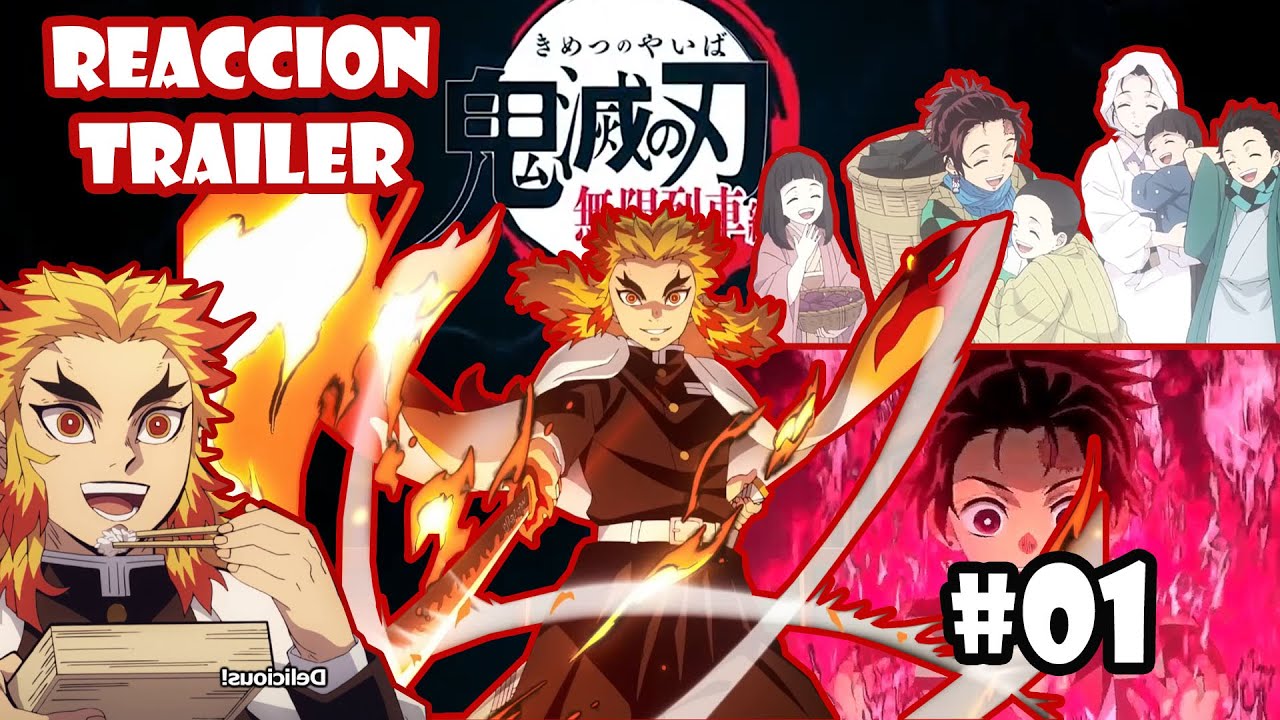 KIMETSU NO YAIBA// EL TREN INFINITO// REACCION AL TRAILER - YouTube
