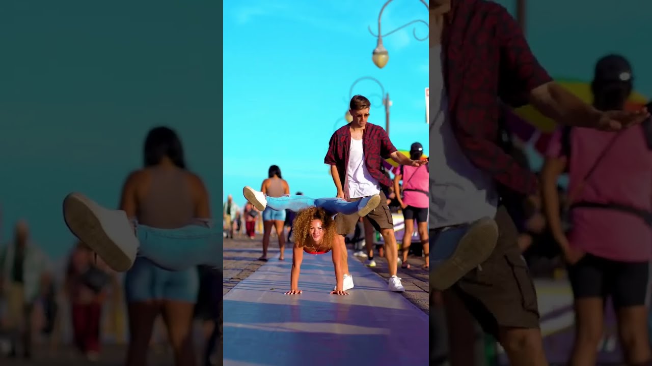 Handstand Dance Challenge w/ Sofie Dossi 😱 - YouTube