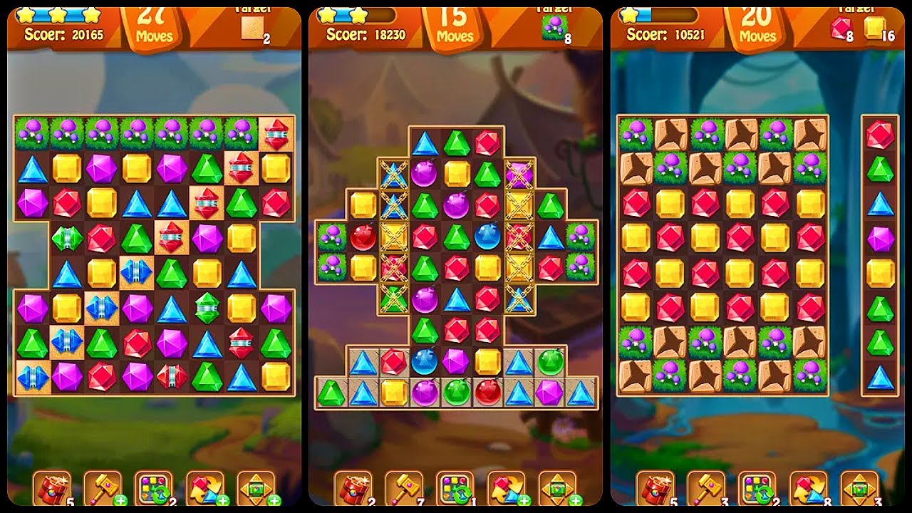 Jewels Original - Classical Match 3 Game Gameplay (Android/Match3 ...