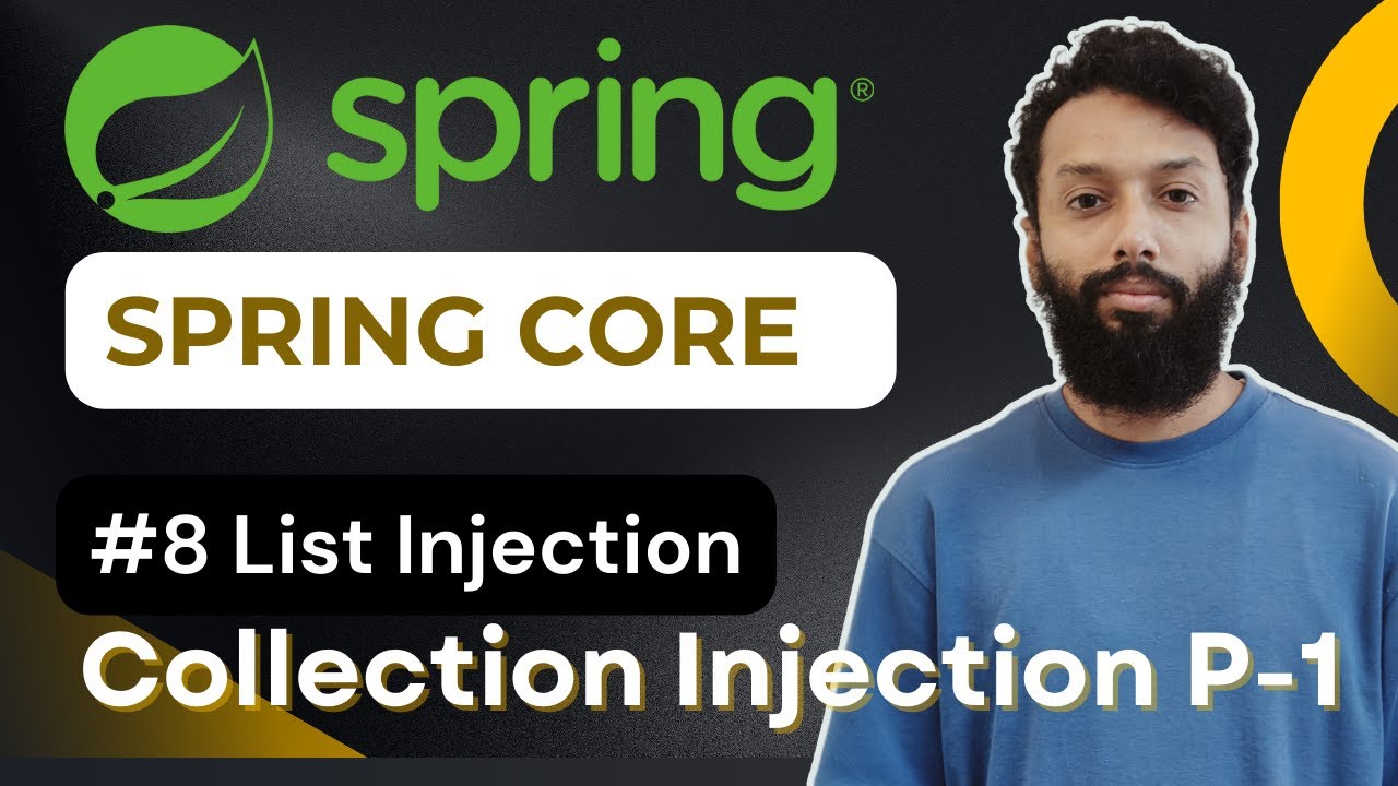 #8 Spring Framework for Beginners in Hindi | List Injection | Spring ...