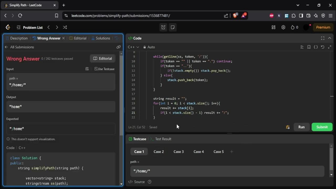 برمجهleetcode-71 - YouTube
